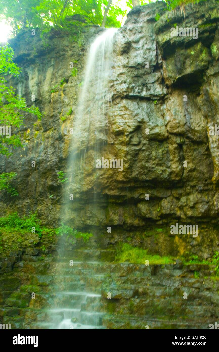 Amphitheater Falls, John Bryan State Park, Ohio Stock Photo - Alamy