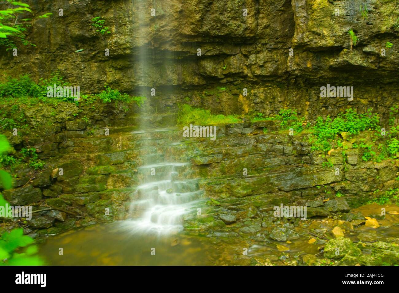 Amphitheater Falls, John Bryan State Park, Ohio Stock Photo - Alamy