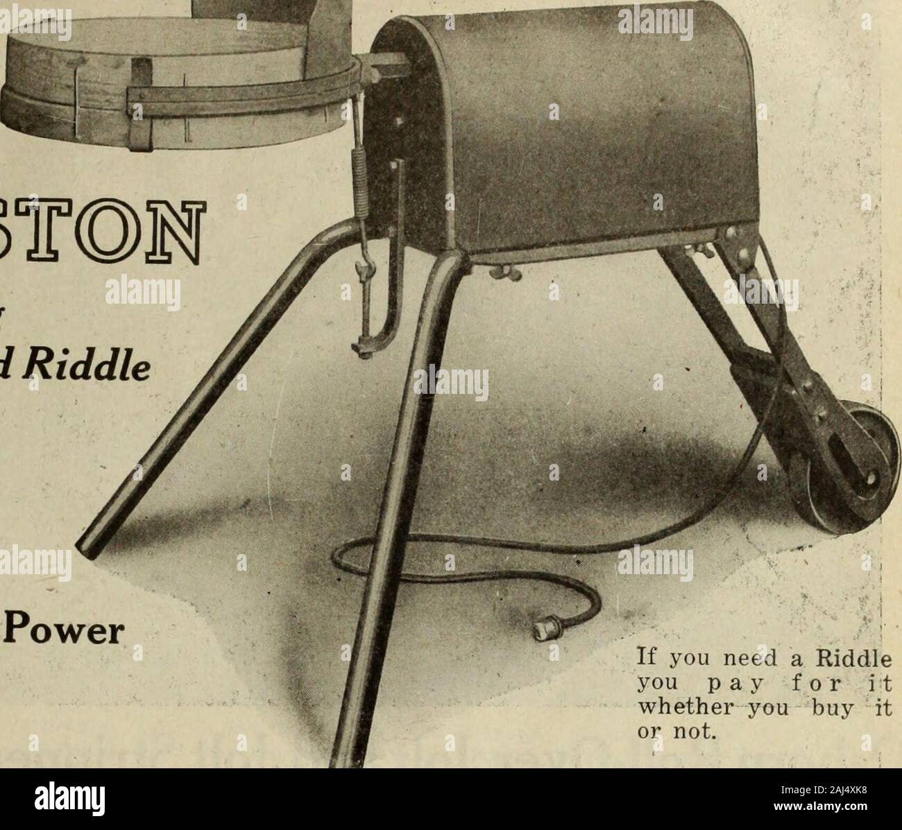 Canadian foundryman (1921) . T© Ball BearingElectric Sand Riddle Sifts ...