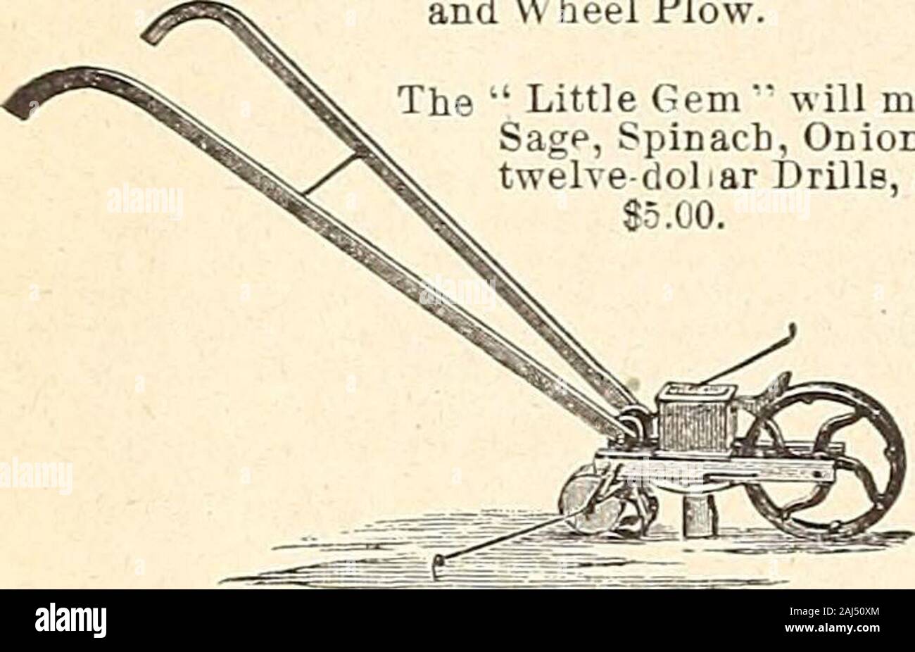 Horitucultural guide : spring 1892 . Planet Jr 11 Tooth Harrow.With ...