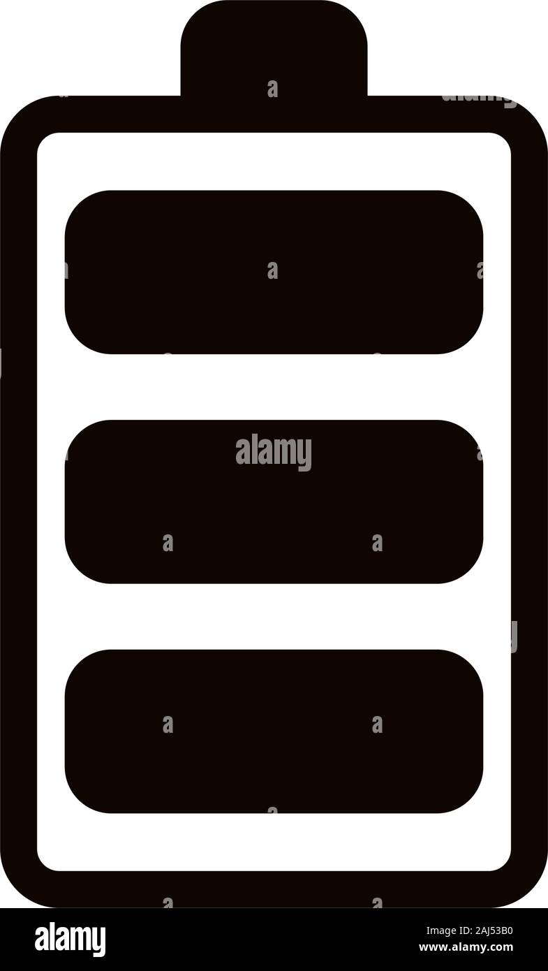 battery power level isolated icon Stock Vector Image & Art - Alamy