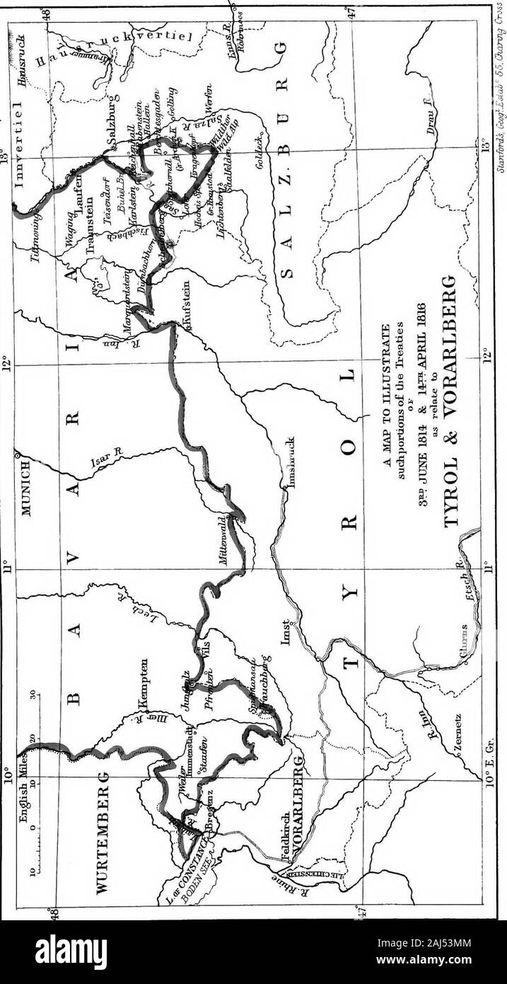 Map of us 1814 Black and White Stock Photos & Images - Alamy