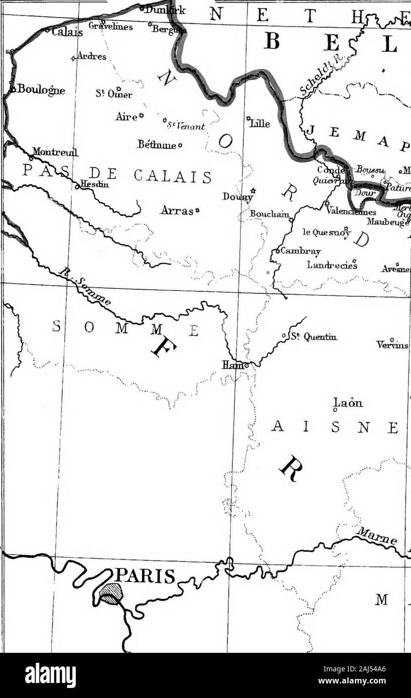 Map of europe 1815 hi-res stock photography and images - Alamy