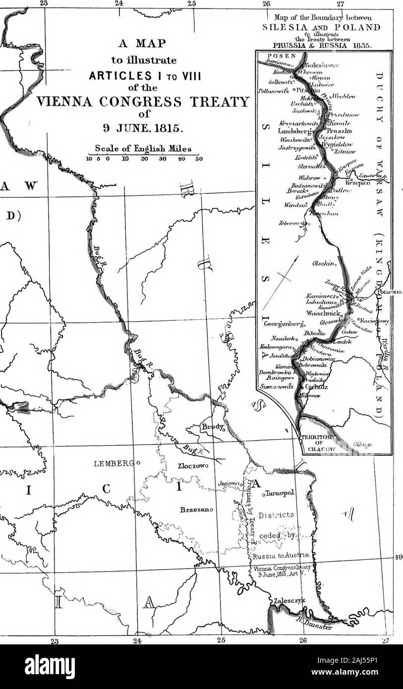 Congress europe vienna 1815 map hi-res stock photography and images - Alamy