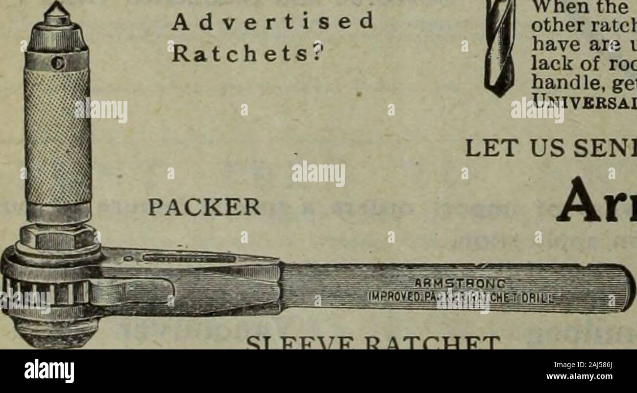 Hardware merchandising January-March 1911 . STRONG SHORT RATCHET SHORT ...