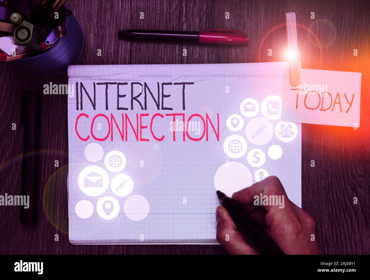 Handwriting Text Internet Connection Conceptual Photo The Way One