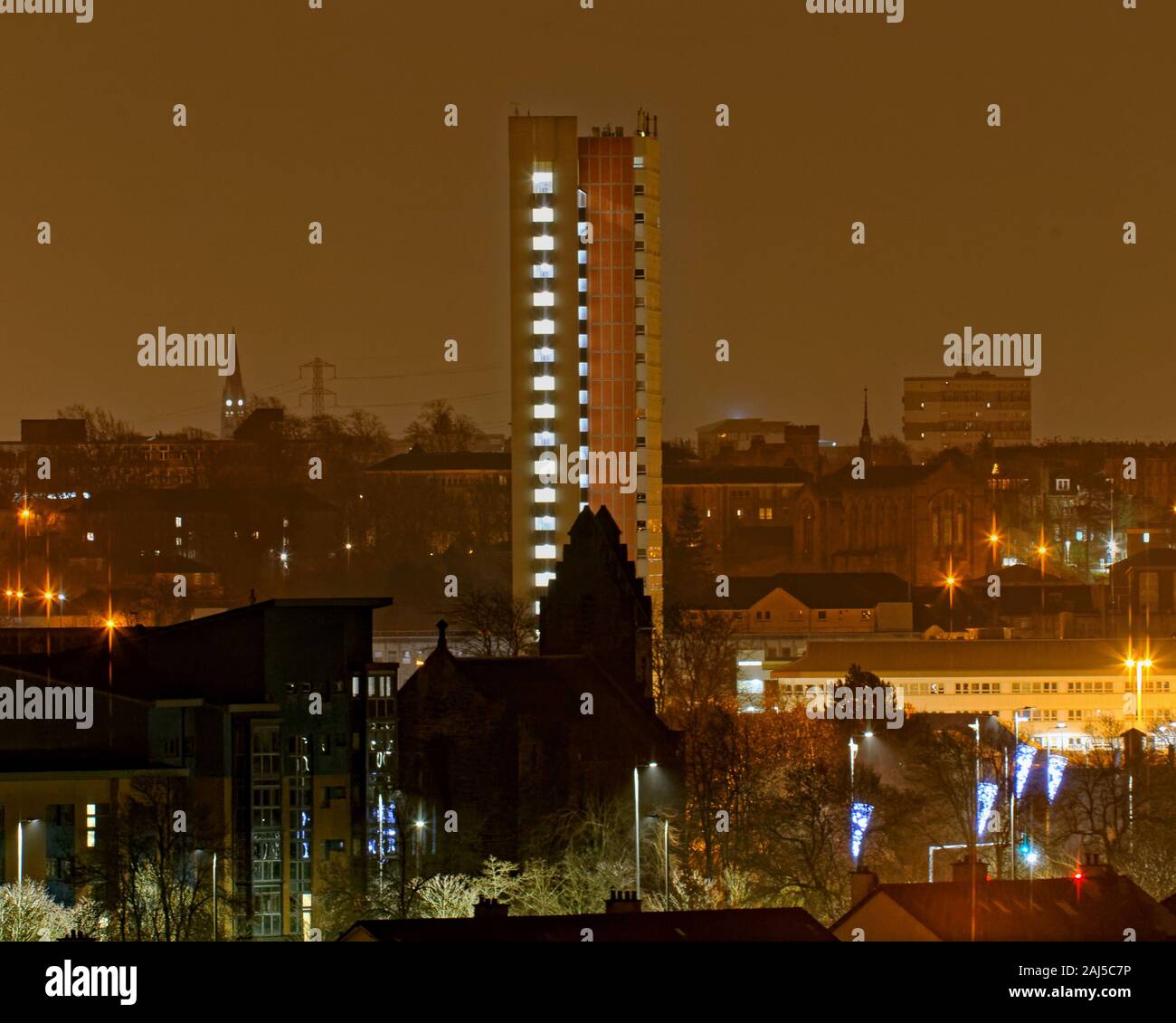 Anniesland tower hi-res stock photography and images - Alamy