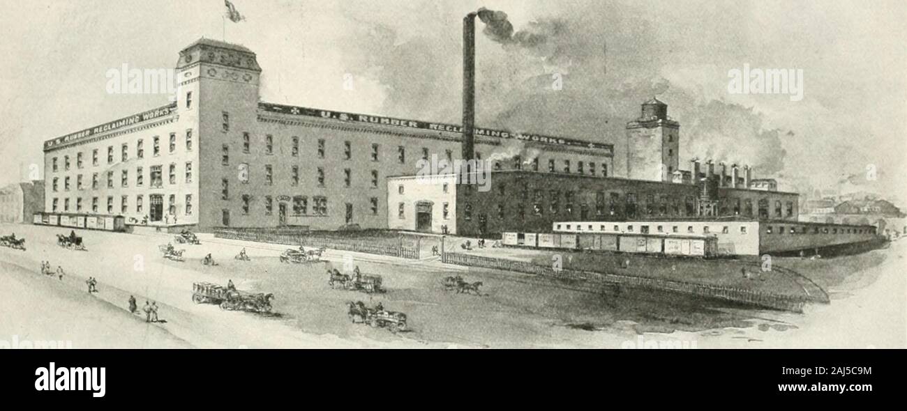 India rubber world . FACTORY AT BUFFALO, N. Y Stock Photo - Alamy