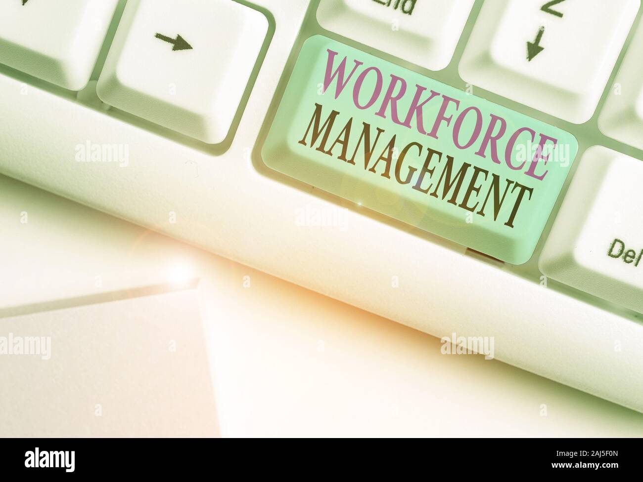 Conceptual hand writing showing Workforce Management. Concept meaning ...