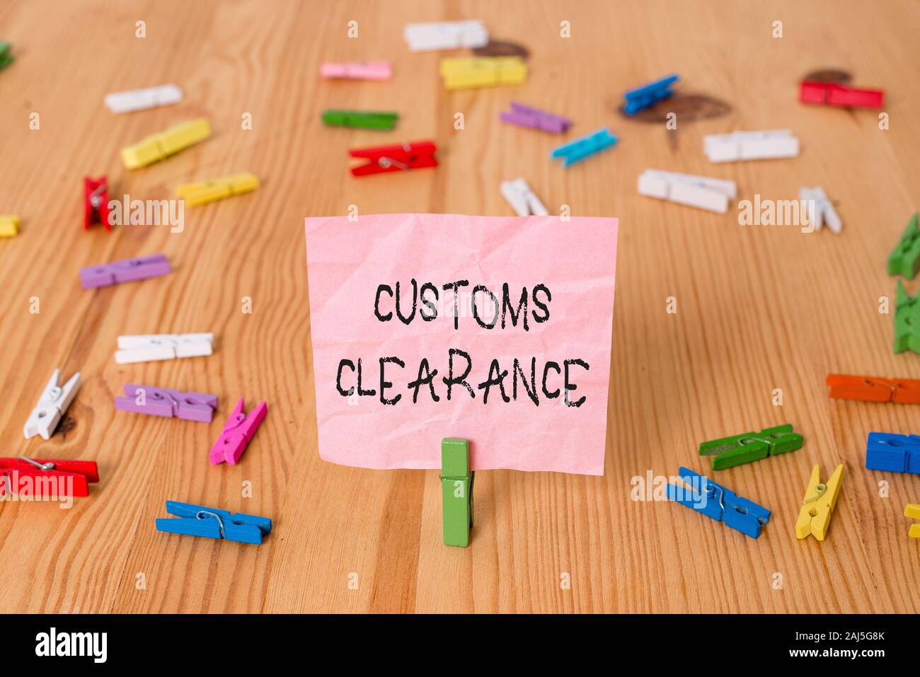 Conceptual hand writing showing Customs Clearance. Concept meaning ...