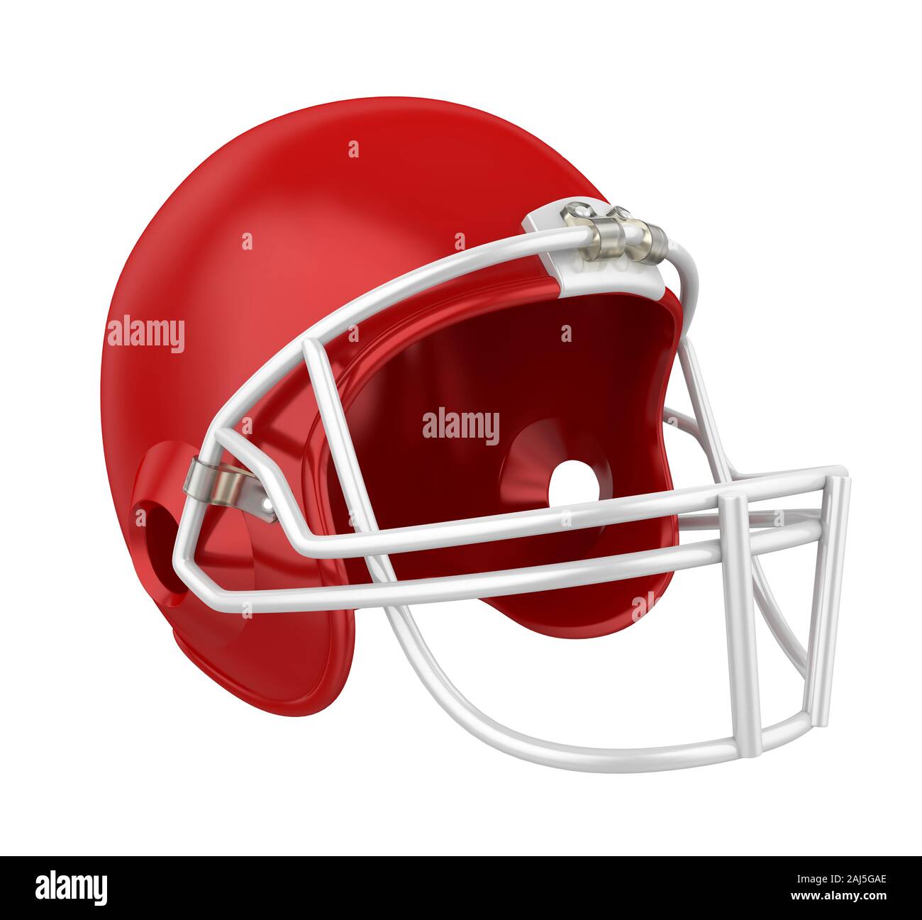 American football helmet side view Cut Out Stock Images & Pictures - Alamy