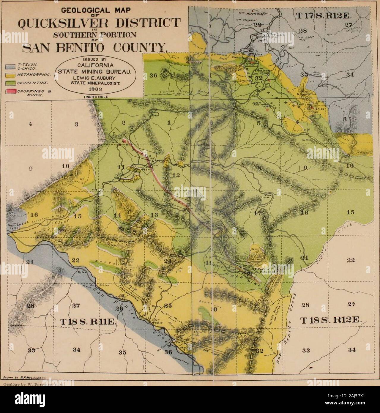 The quicksilver resources of California . at the surface. The ...