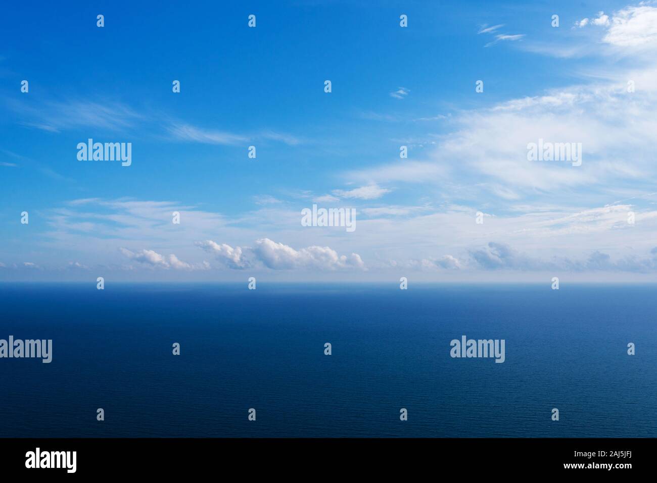 The Mediterranean sea is recognised by its deep blue colour Stock Photo ...