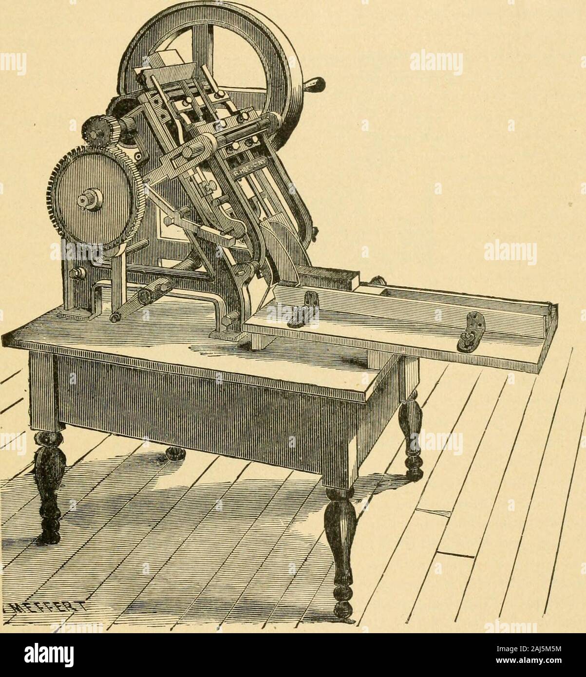 Hoe printing press 19th century hi-res stock photography and images - Alamy