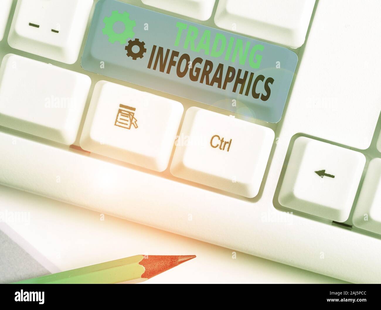 Handwriting text writing Trading Infographics. Conceptual photo visual ...