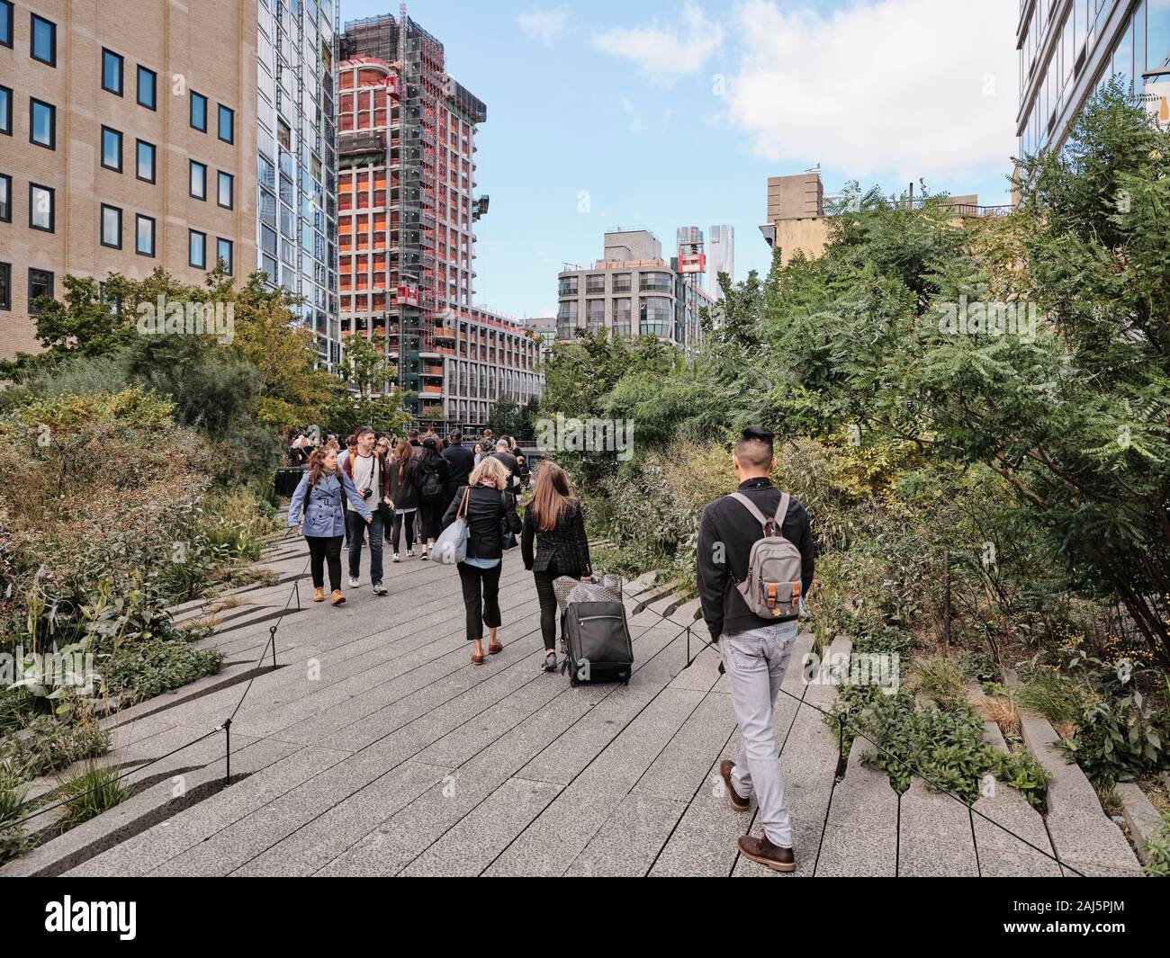 Meat Packing district NYC, Highline Park Stock Photo - Alamy