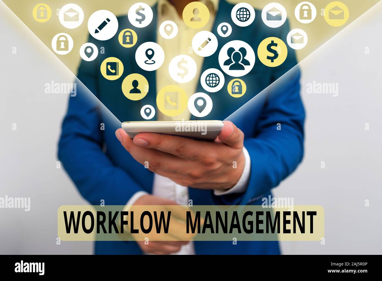 Word Writing Text Workflow Management Business Photo Showcasing The Execution And Automation Of