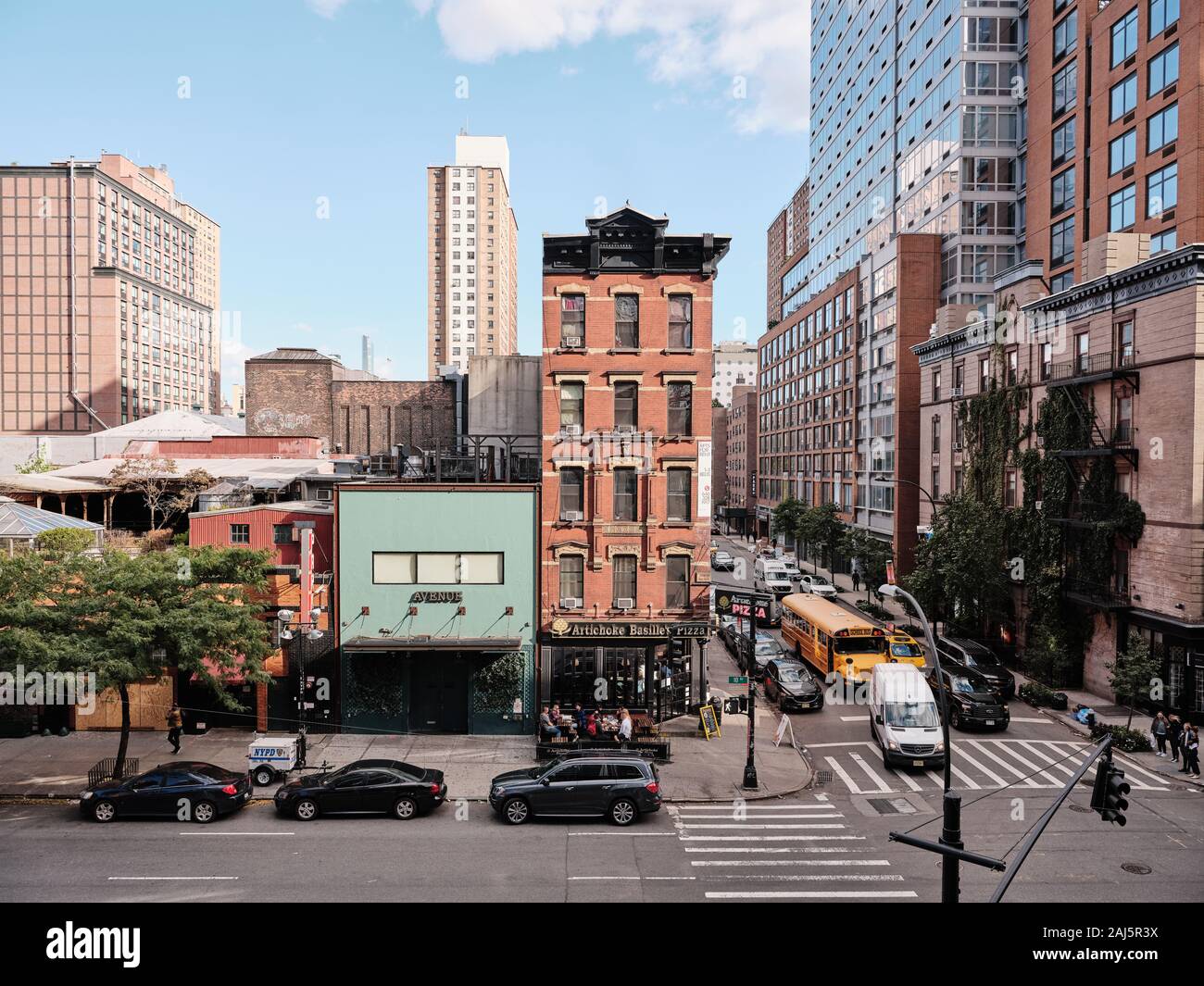 Meat Packing district NYC, Highline Park Stock Photo - Alamy