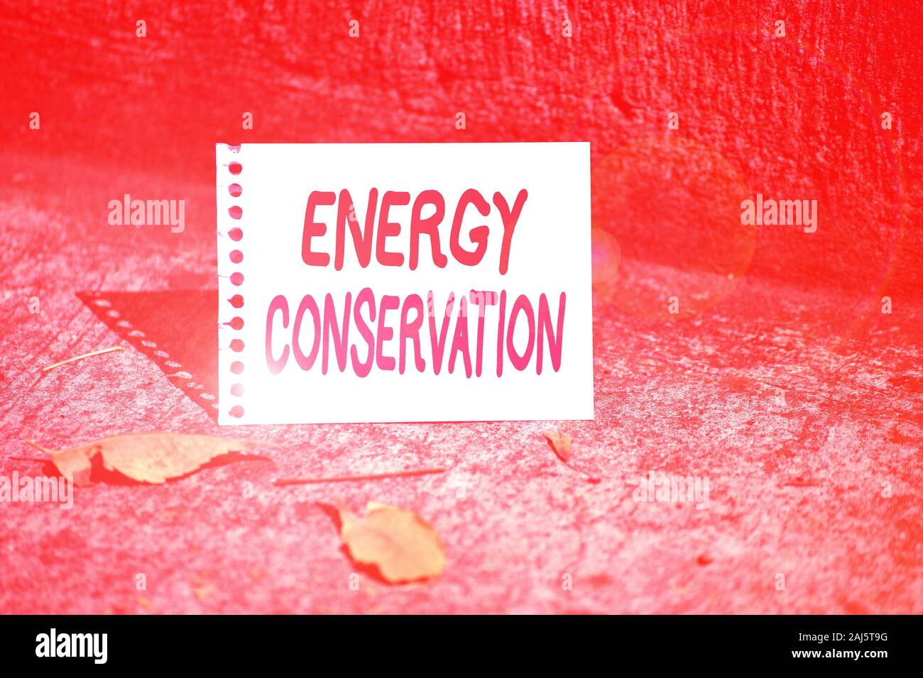 Handwriting text Energy Conservation. Conceptual photo Reduction in the ...