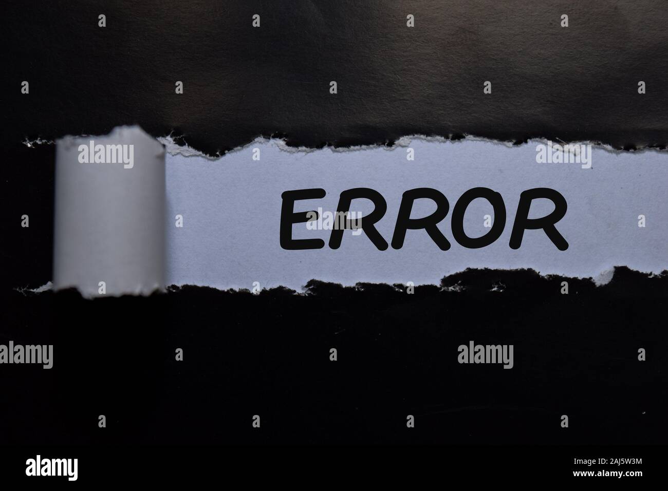 Blank Page Torn High Resolution Stock Photography and Images - Alamy