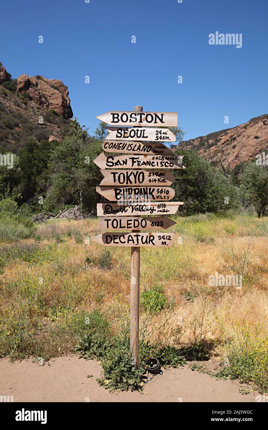 Malibu Creek State Park, Mash Set, California Stock Photo - Alamy
