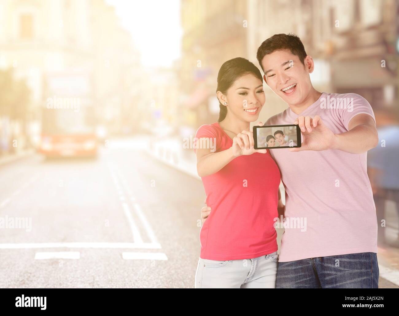 Attractive asian chinese couple travel hi-res stock photography and ...