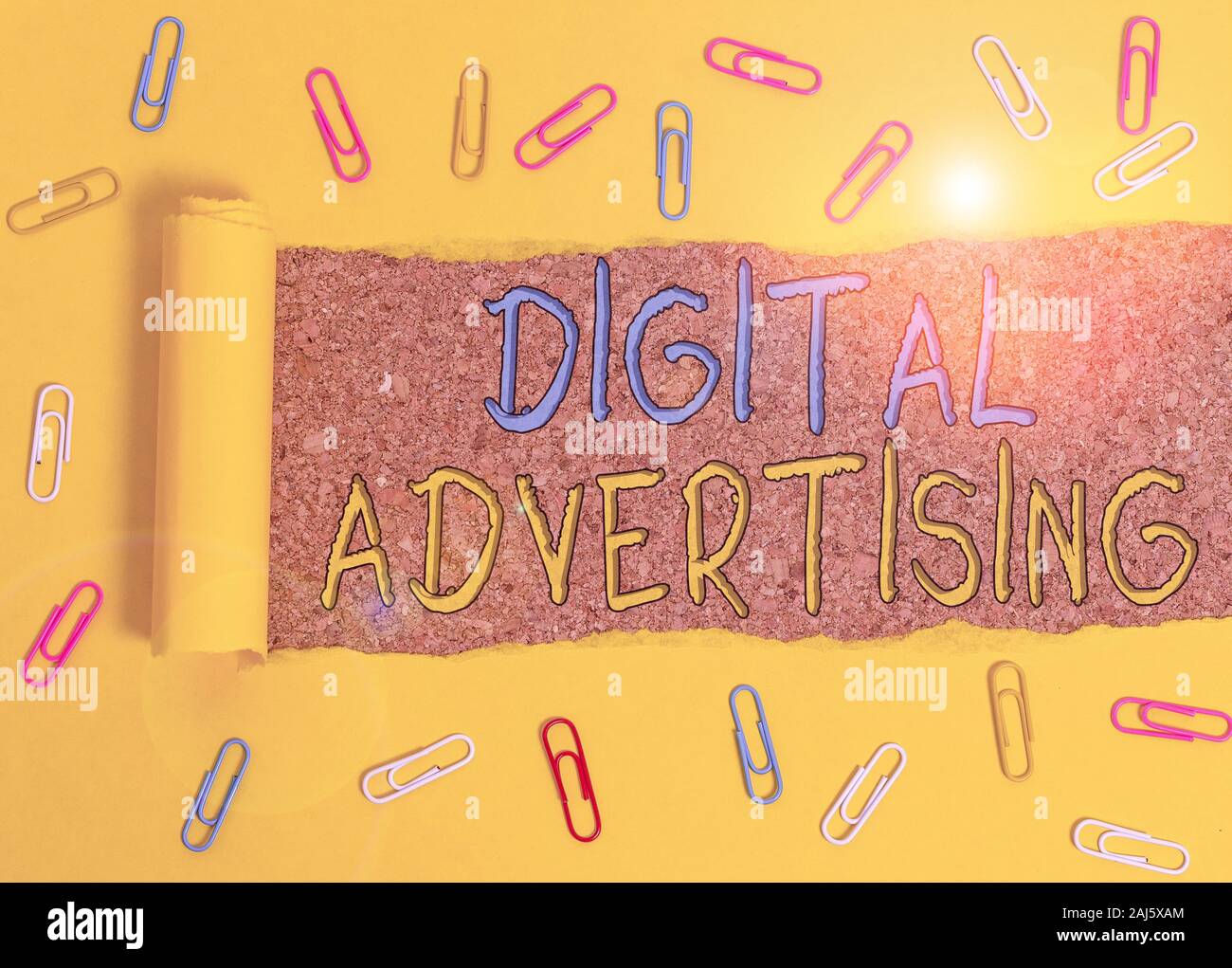 Text sign showing Digital Advertising. Business photo text marketing of ...