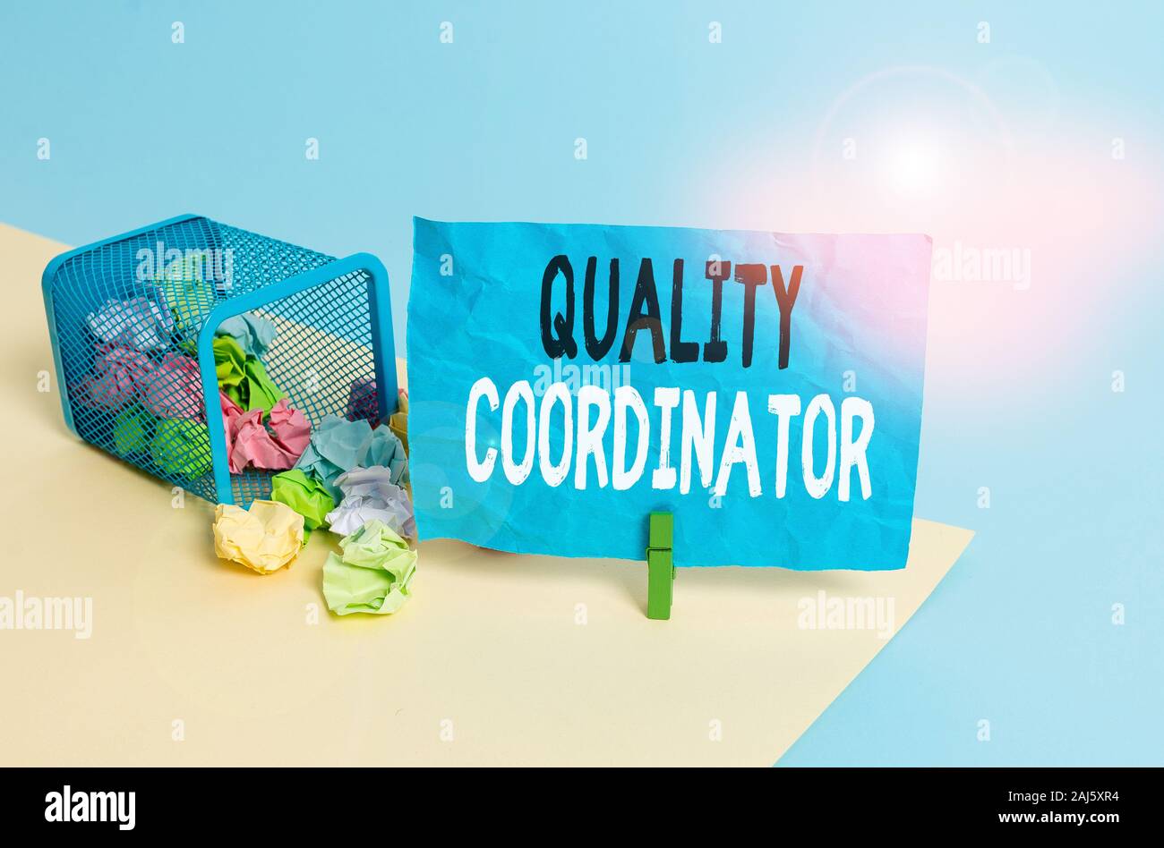 Conceptual hand writing showing Quality Coordinator. Concept meaning ... Conceptual hand writing showing Quality Coordinator. Concept meaning ...