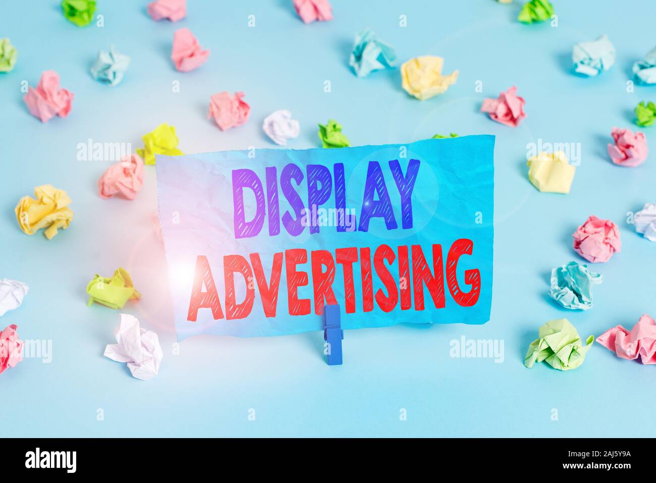 Word writing text Display Advertising. Business photo showcasing online ...