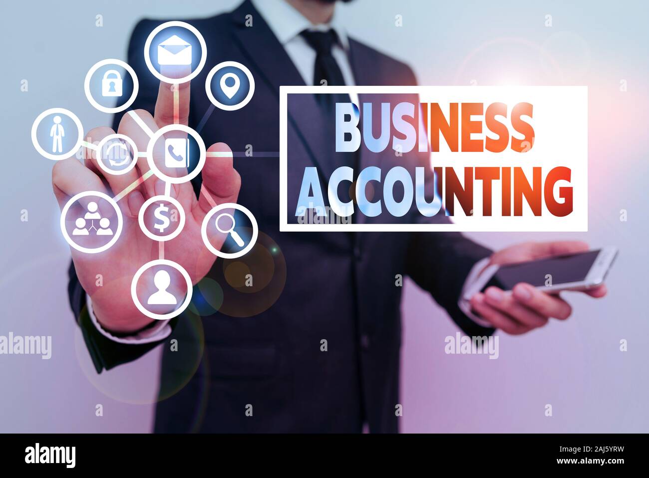 Conceptual hand writing showing Business Accounting. Concept meaning ...