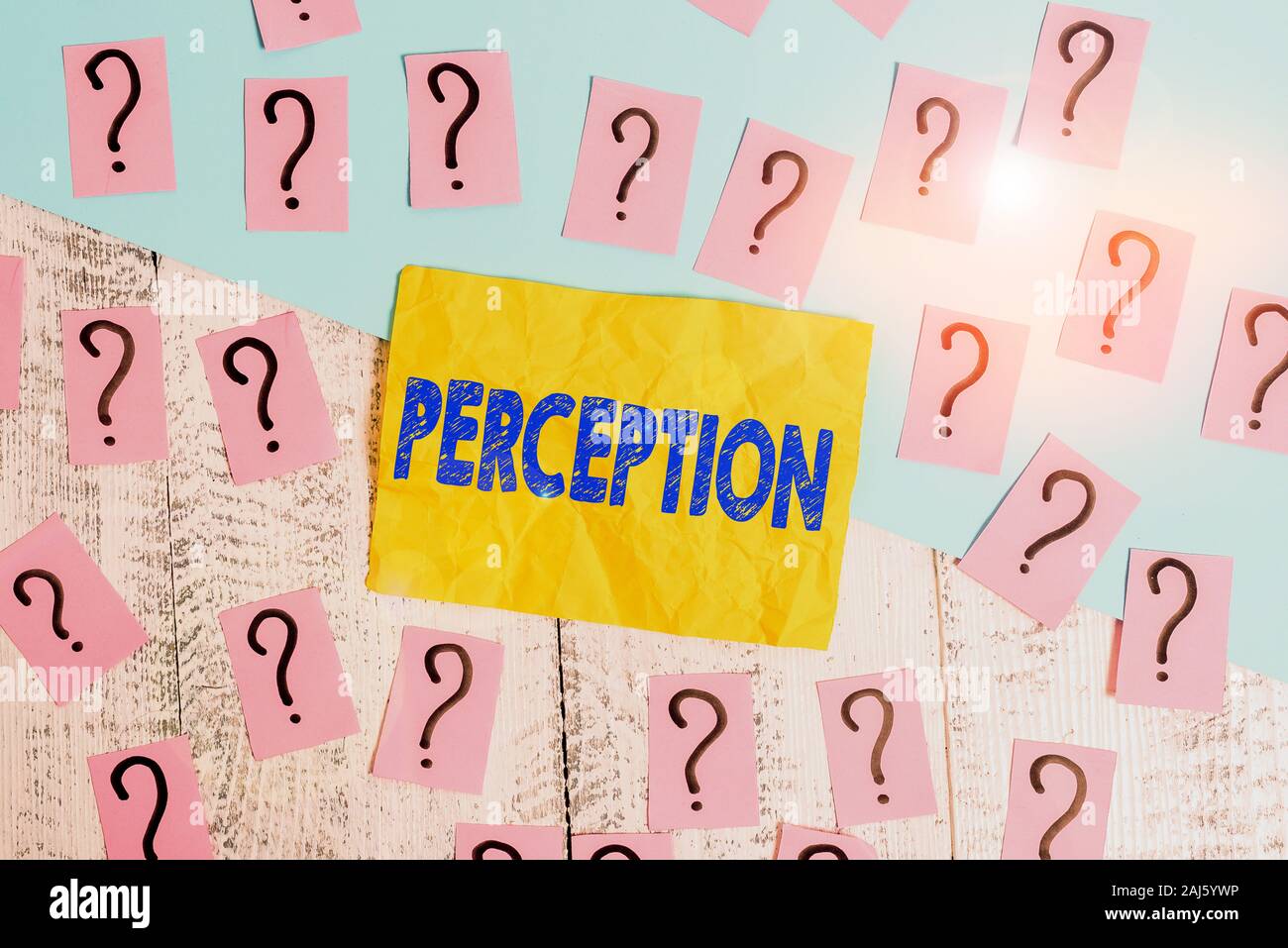Writing note showing Perception. Business concept for individuals ...