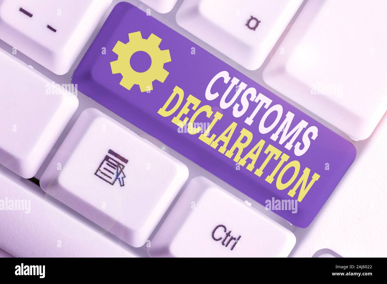 Writing note showing Customs Declaration. Business concept for Official ... Writing note showing Customs Declaration. Business concept for Official ...