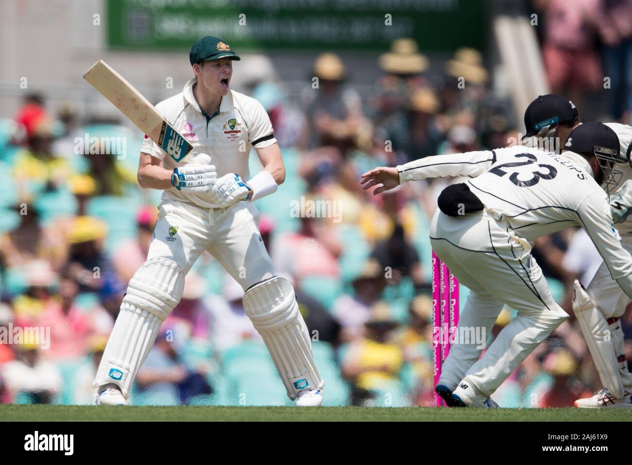 Sydney, Australia. 03rd Jan, 2020. Steven Smith of Australia bats ...
