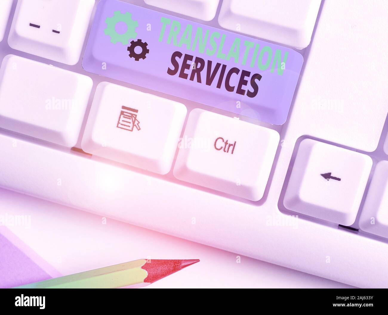 Handwriting text writing Translation Services. Conceptual photo ...