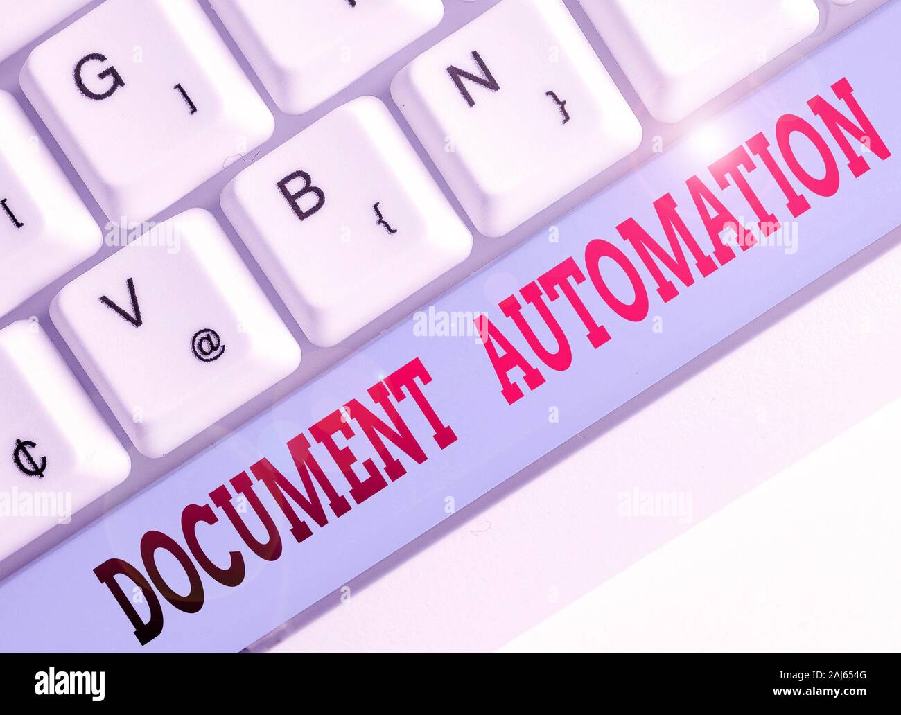 Text sign showing Document Automation. Business photo showcasing ...