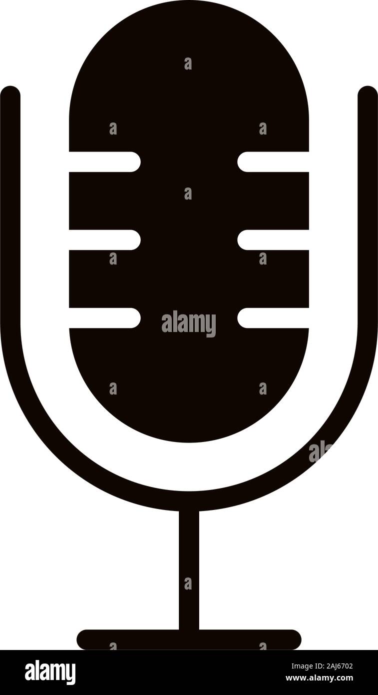 microphone sound device isolated icon Stock Vector Image & Art - Alamy
