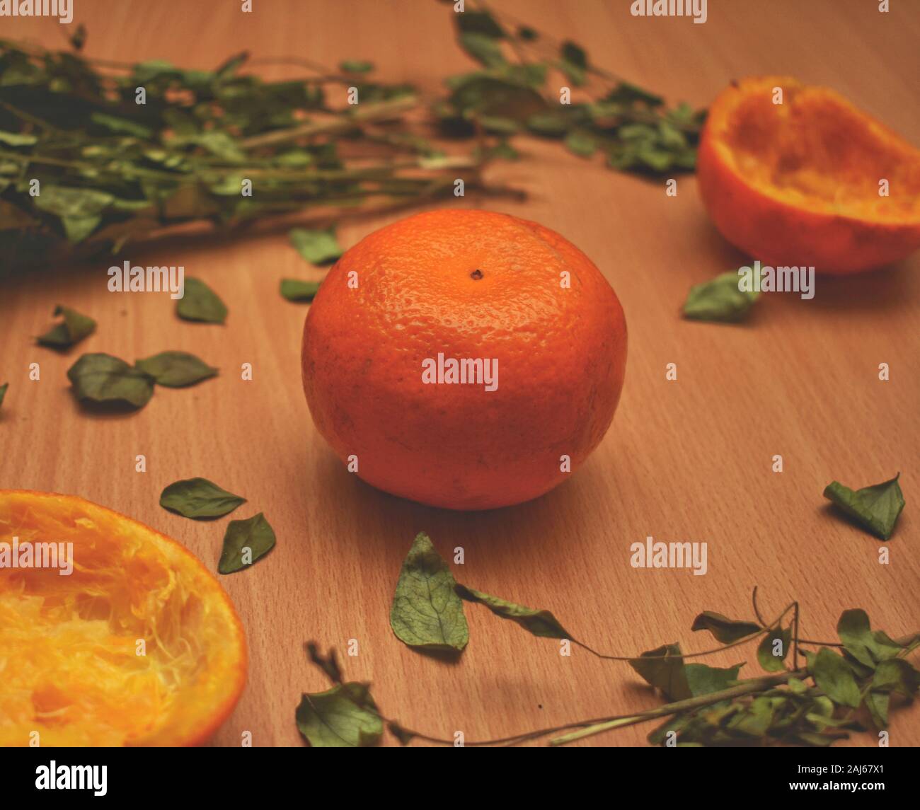 A diagonal dreamy arrangement of oranges Stock Photo - Alamy