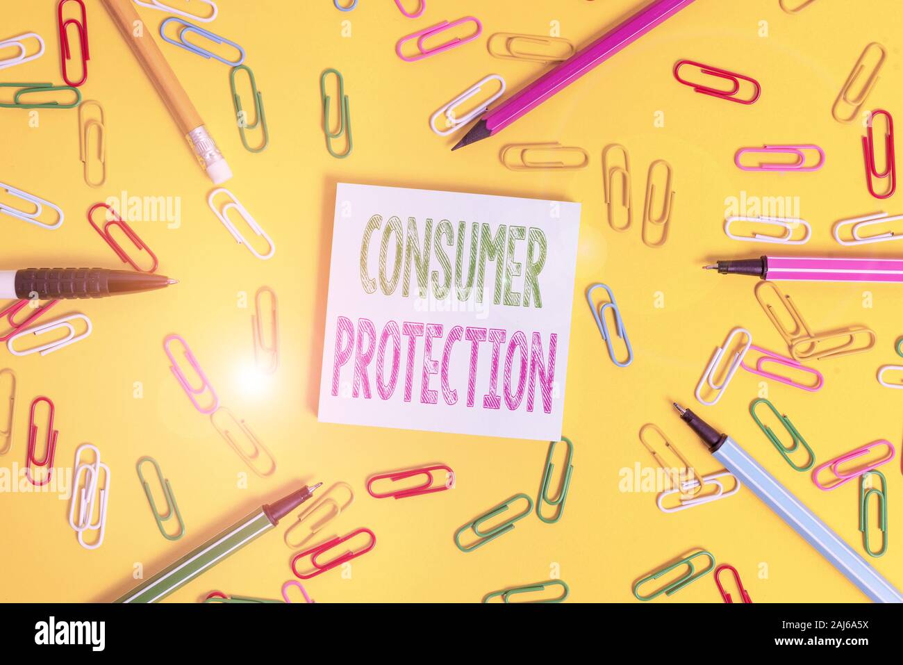 Handwriting text writing Consumer Protection. Conceptual photo ...
