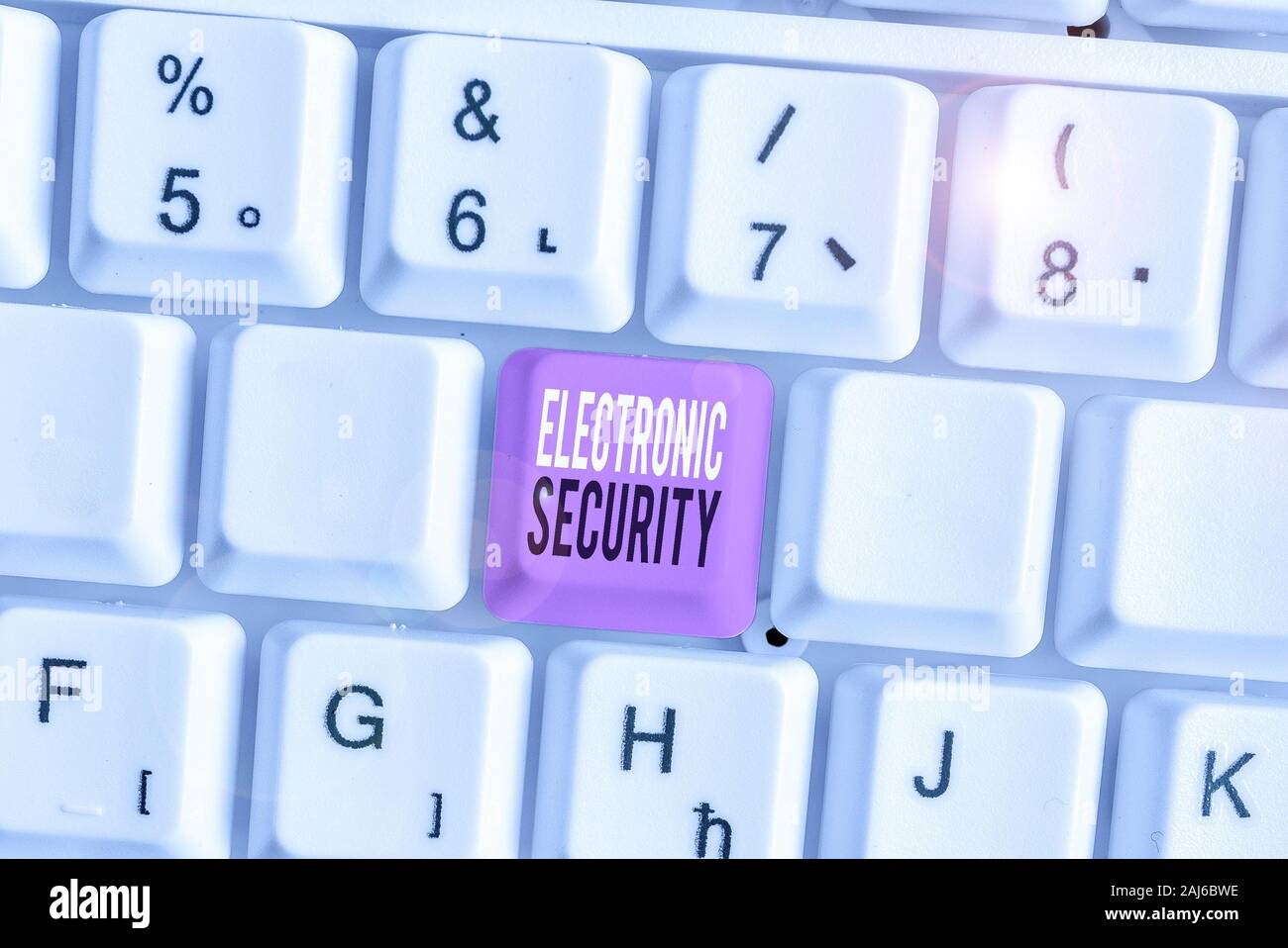 Conceptual hand writing showing Electronic Security. Concept meaning ...