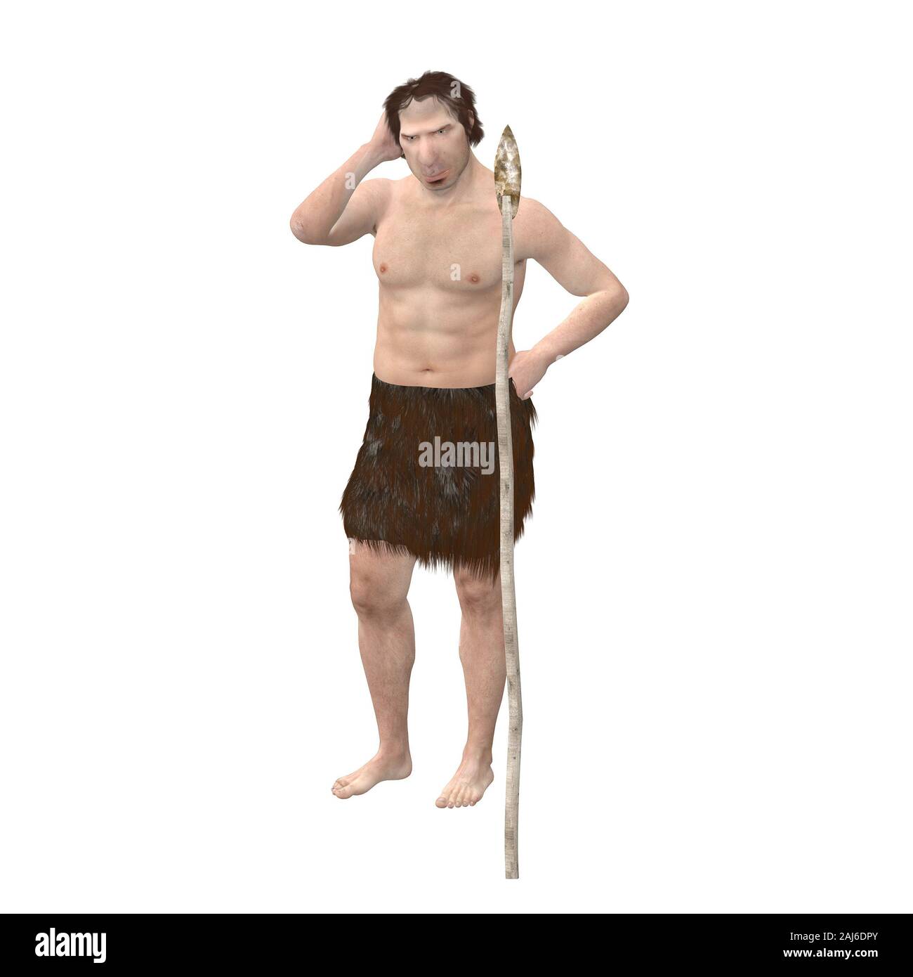 Neanderthal man painting hi-res stock photography and images - Alamy