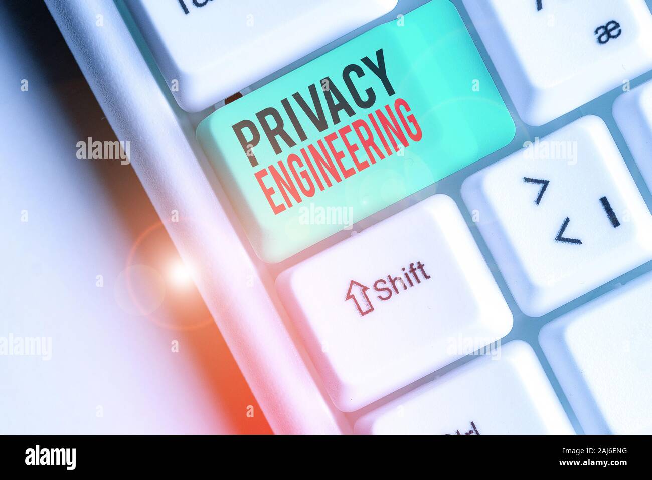 Conceptual hand writing showing Privacy Engineering. Concept meaning ...