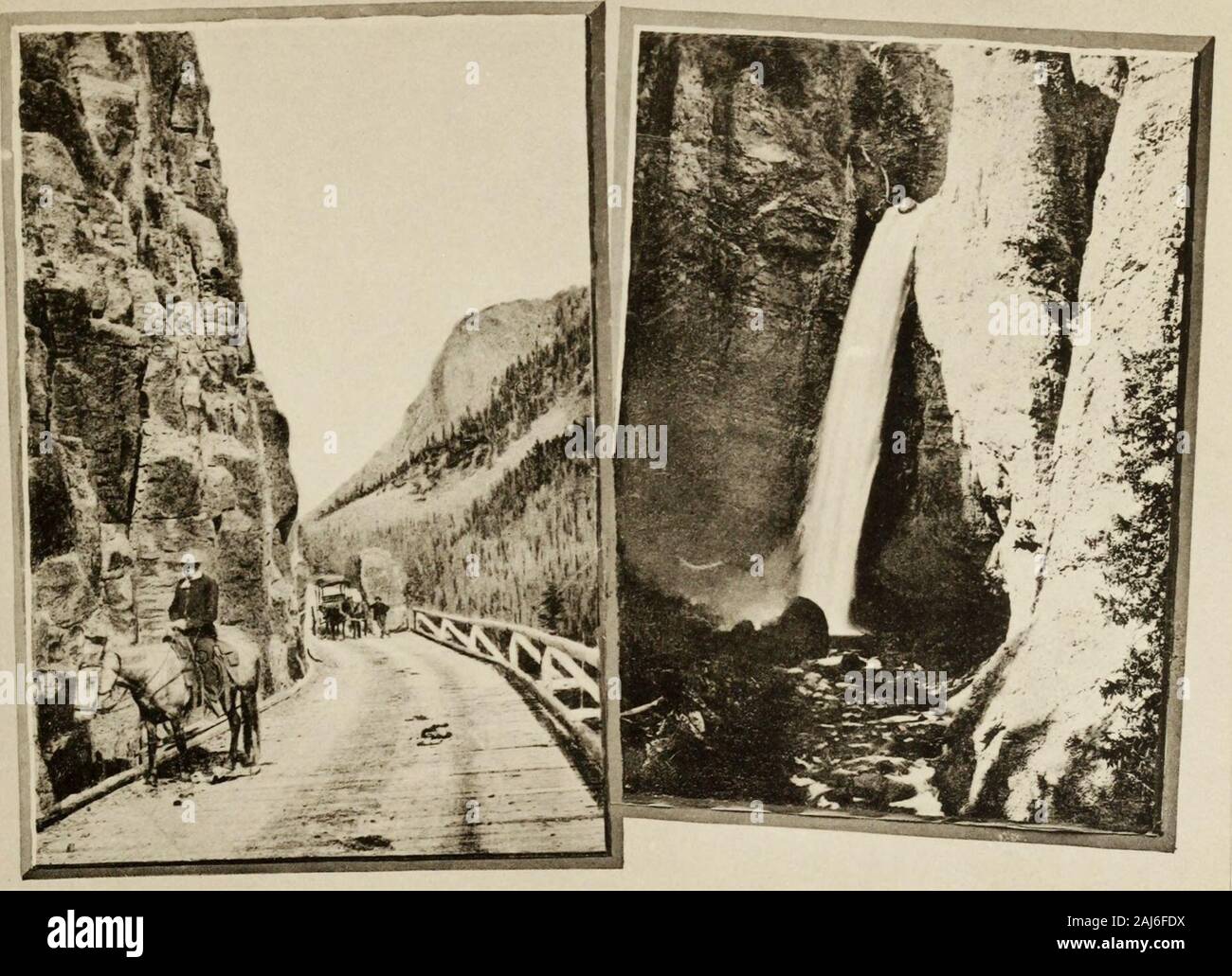 Yellowstone National Park illustrated . EAST ENTRANCE TO GOLDEN GATE ...