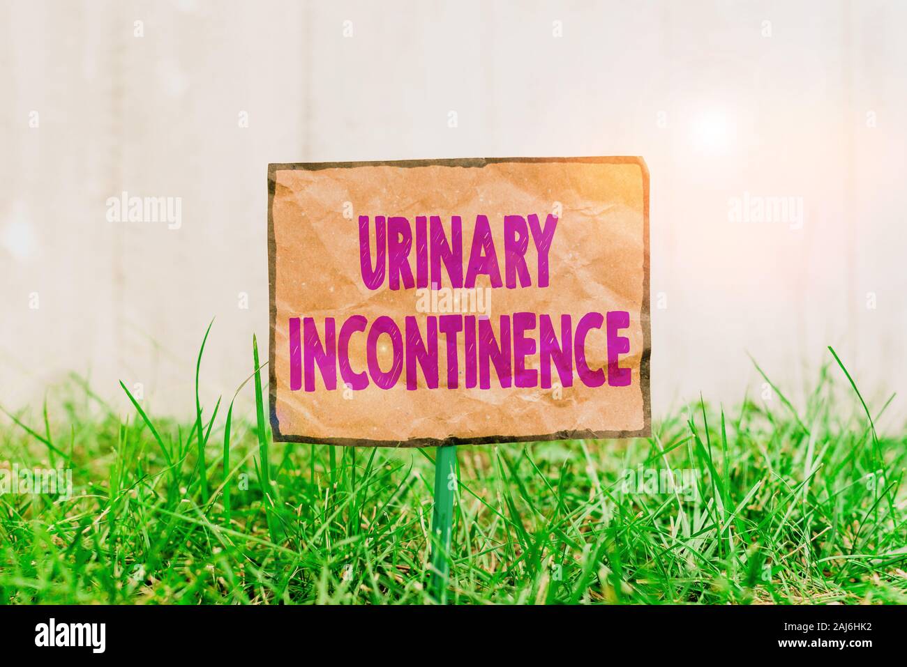 Handwriting text writing Urinary Incontinence. Conceptual photo ...