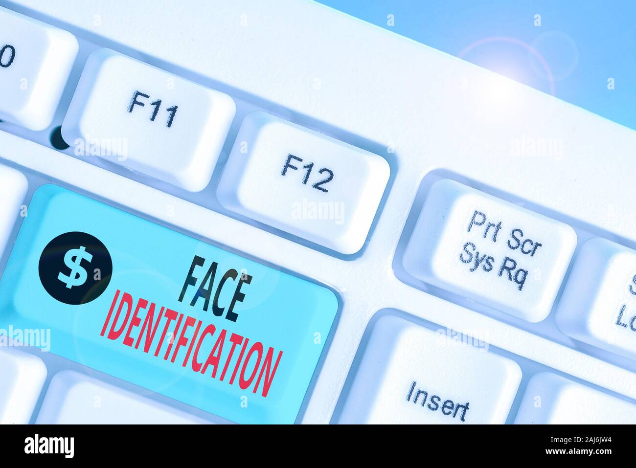 Word writing text Face Identification. Business photo showcasing ...