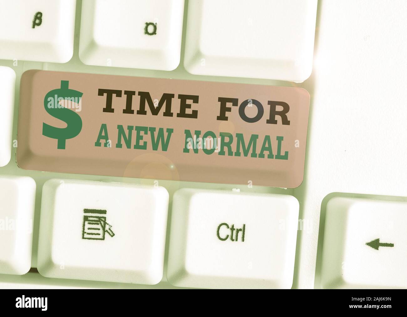 Handwriting text Time For A New Normal. Conceptual photo Make a big ...