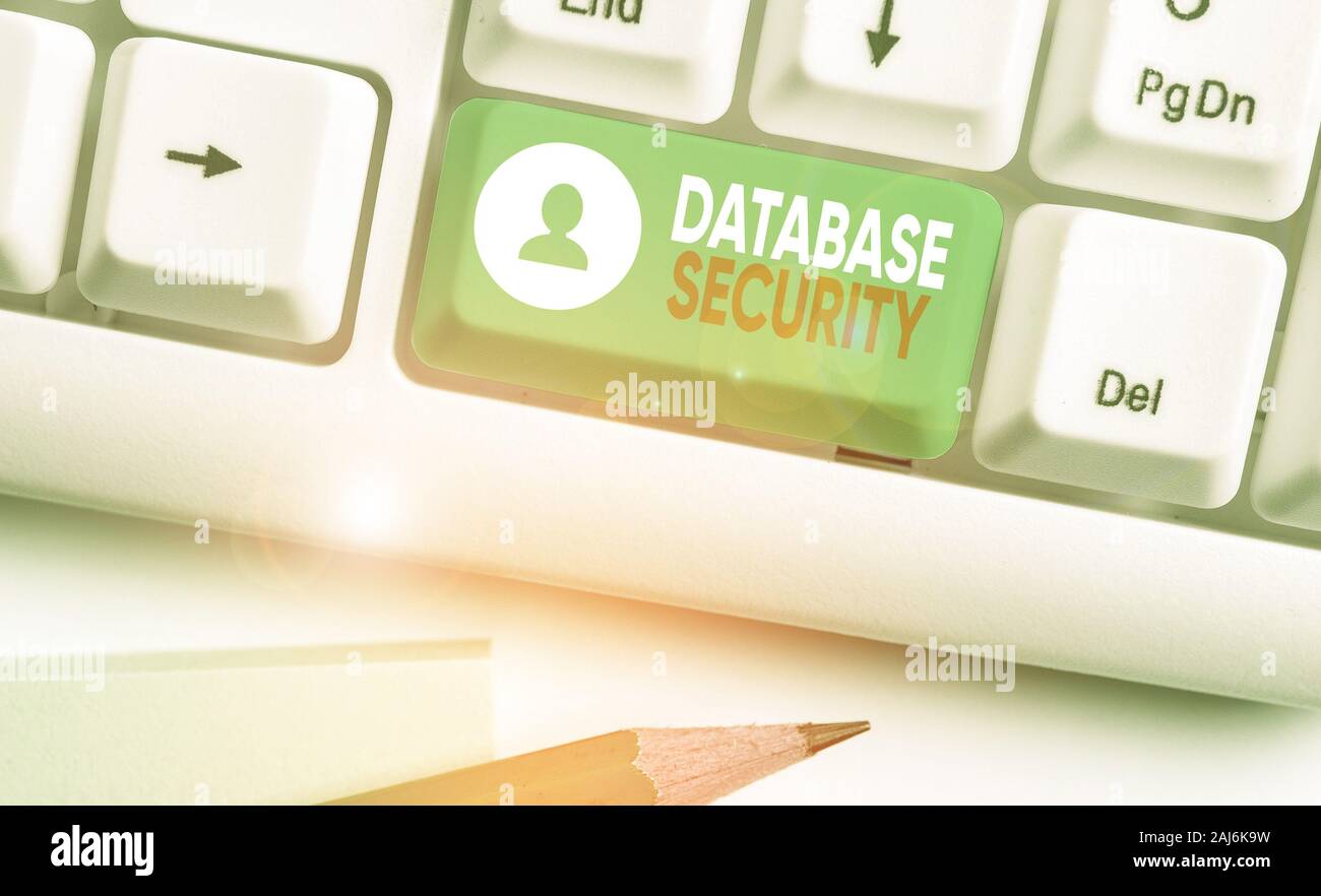 Handwriting Text Database Security Conceptual Photo Security Controls