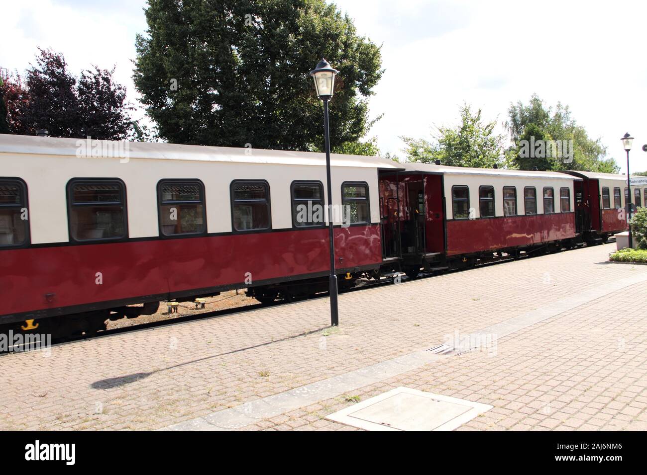 old railroad cars in the Harz Mountains Stock Photo - Alamy