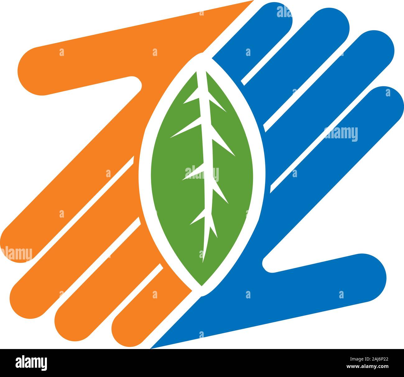 Two fingers logo Cut Out Stock Images & Pictures - Alamy