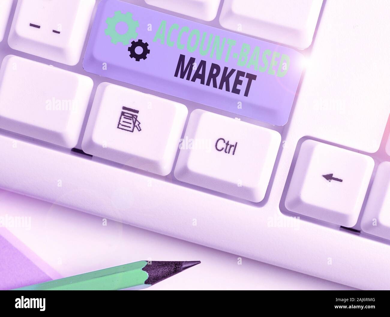 Handwriting text writing Account Based Market. Conceptual photo ...