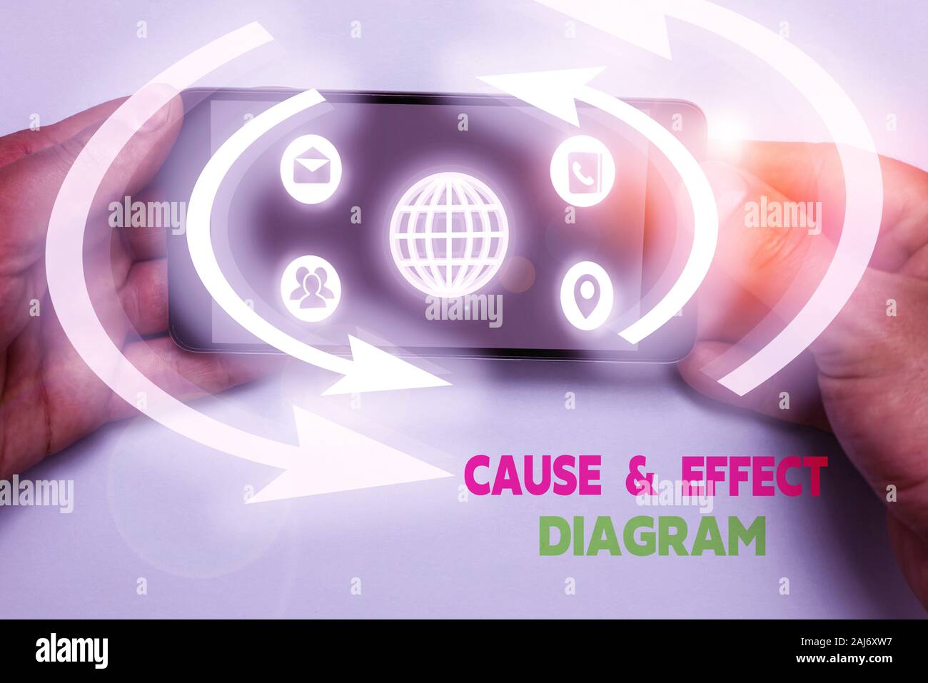 Word writing text Cause and Effect Diagram. Business photo showcasing ...